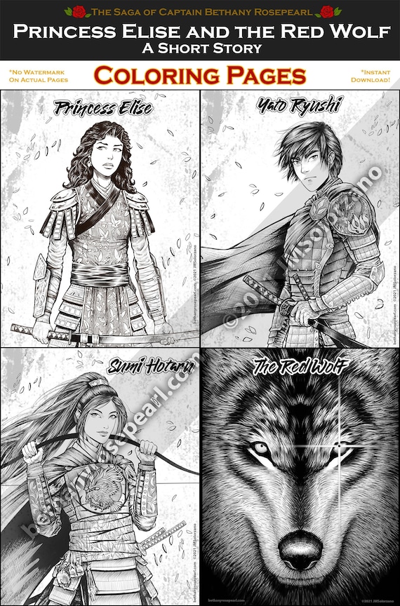 Short Story Coloring Pages