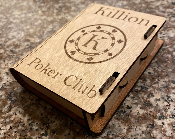 Personalized, Laser Cut Playing Card Box - Etsy