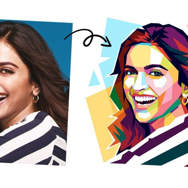 Picasso Portrait - Etsy