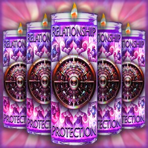 PROTECT ME and MINE Three-candle Ritual Set for Protection , Candle ...