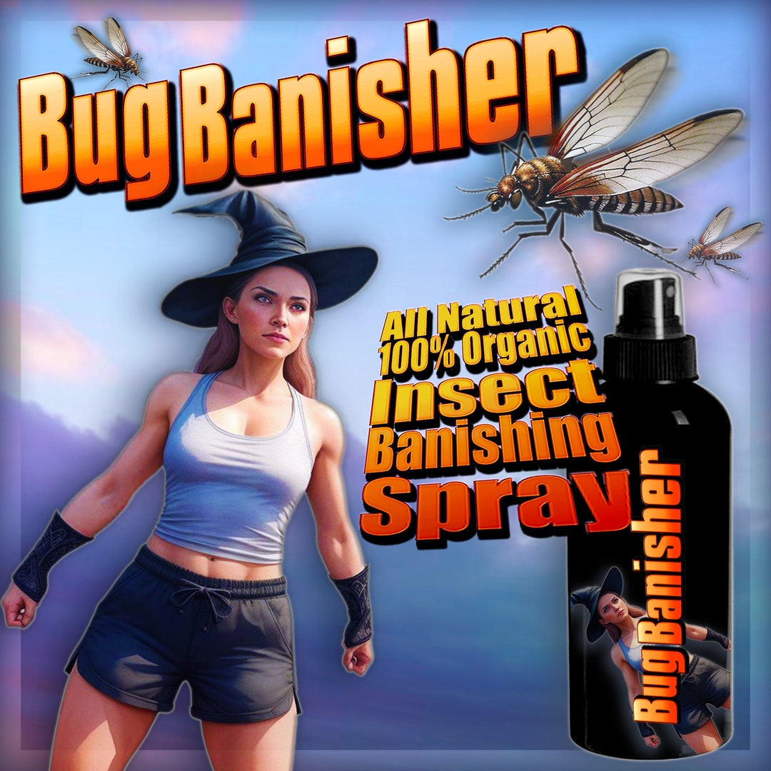 BUG BANISHER All Natural, 100% Organic, Insect Banishing Spray. A ...