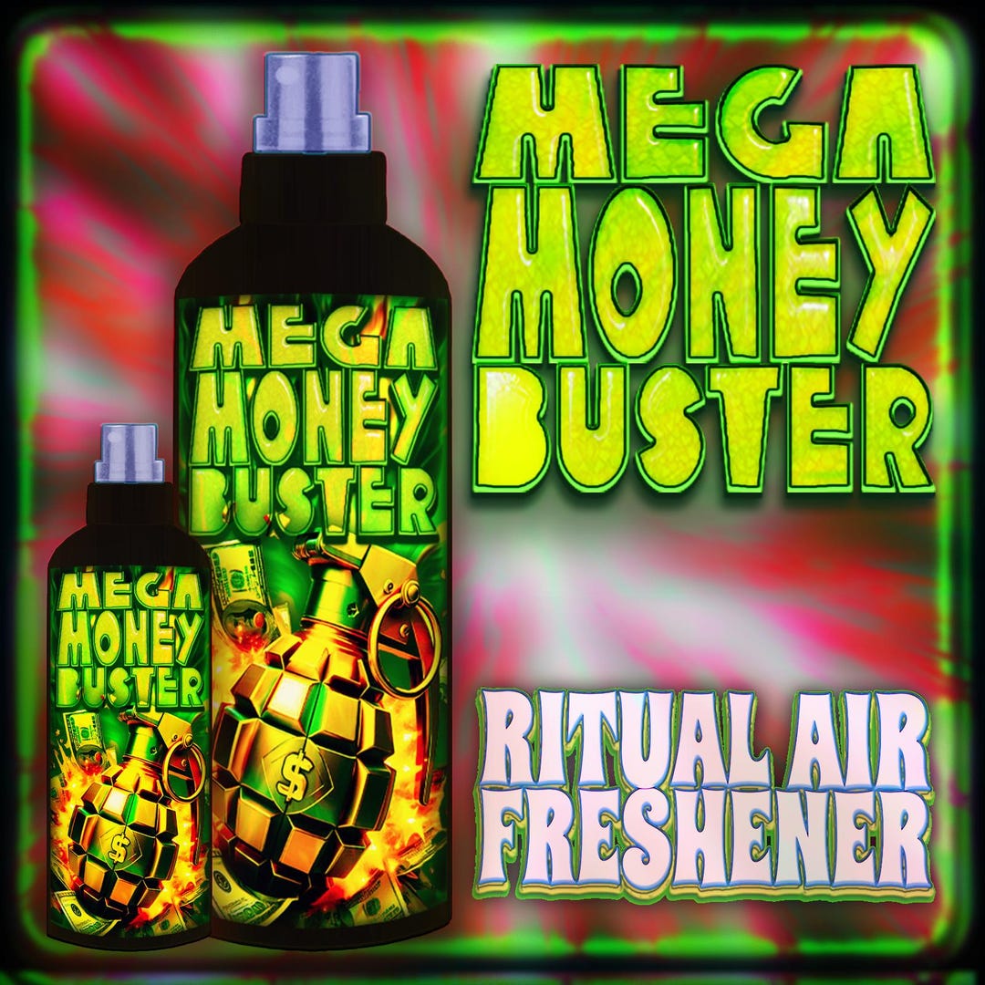 MEGA MONEY BUSTER Ritual Air Freshener for Tearing Down the Walls That ...