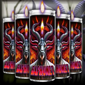 BAPHOMET Ritual Candle & Oil as Above so Below, the Iconic 14th Century ...