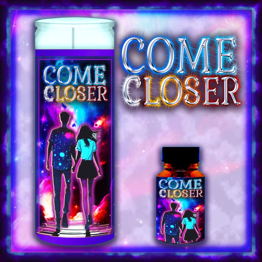 COME CLOSER Ritual Candle and Oil to Manifest a Love & Relationship to ...