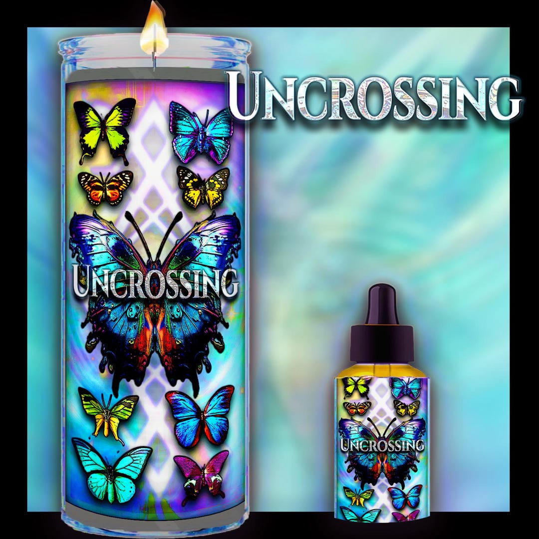 UNCROSSING Candle and Oil - Remove Curses, Hexes, and Negativity - Etsy