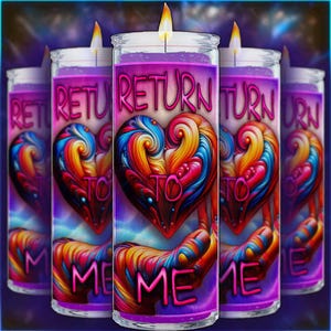 RETURN TO ME Fixed Ritual Candle and Oil to Increase Elements of ...