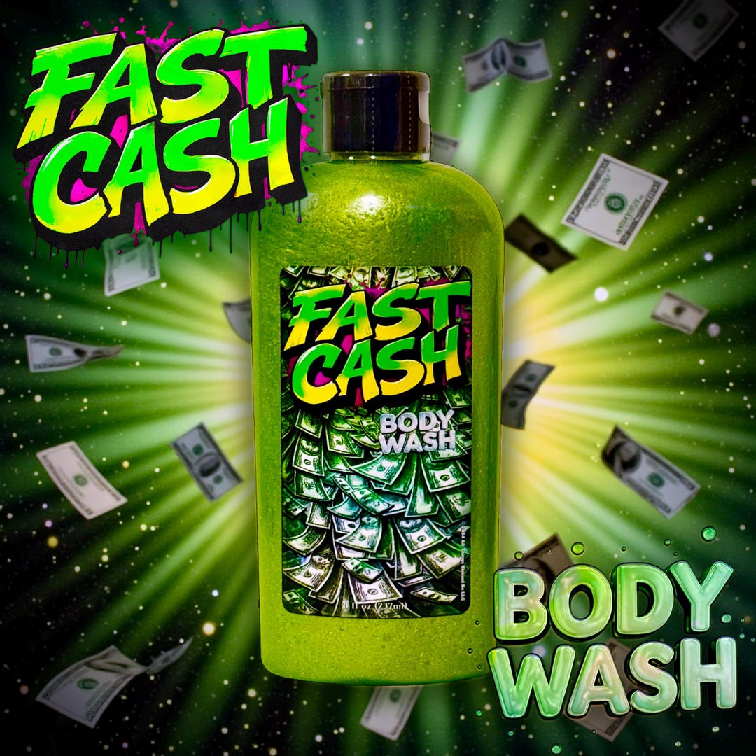 Fast Cash Body Wash - Manifest Financial Energy - Etsy