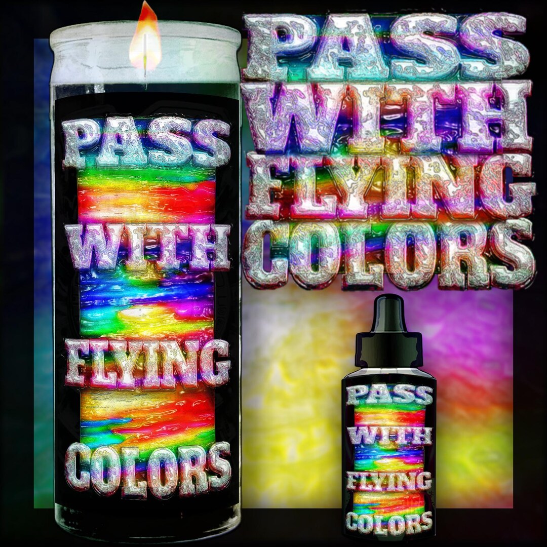 PASS With FLYING COLORS™ Candle and Oil to Improve Test Scores, Pass ...