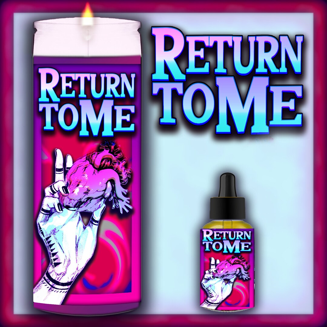 RETURN TO ME Candle and Oil Elements of Attraction and Obsession Make ...