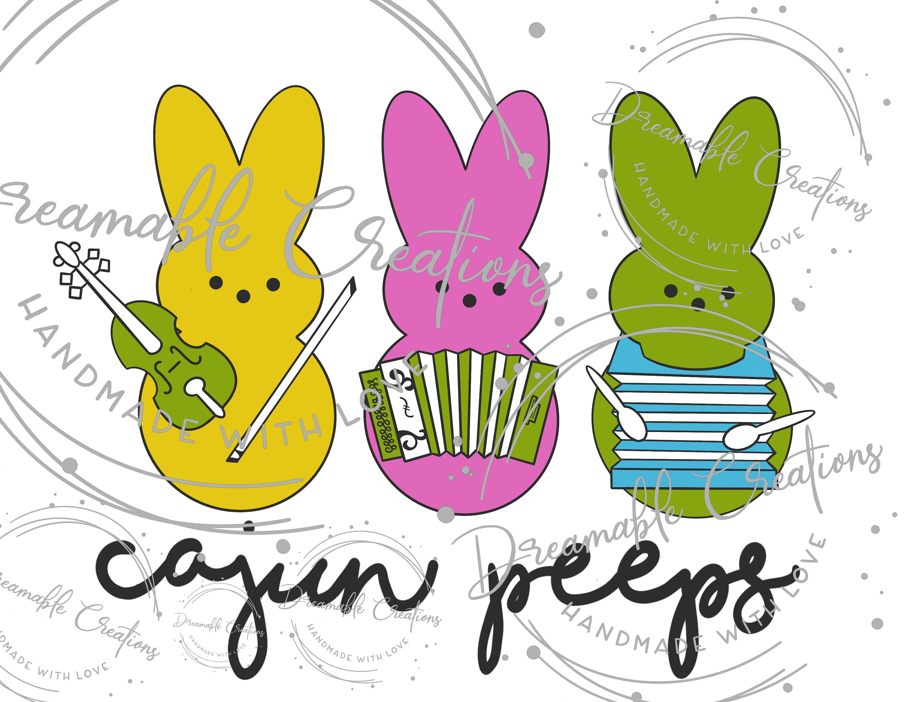 Cajun Peeps | Easter Design | PNG | Sublimation - Etsy