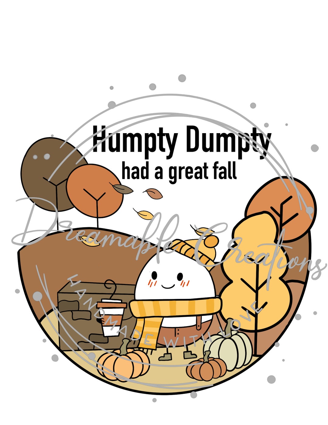 Humpty Dumpty Had a Great Fall PNG File - Etsy