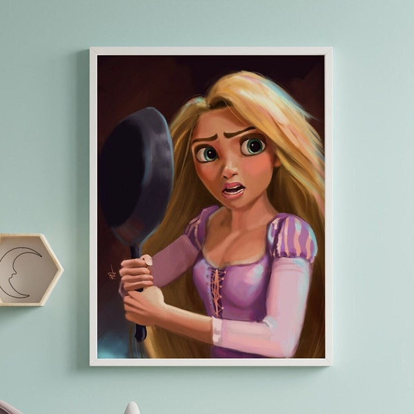 Rapunzel Art Print - Etsy