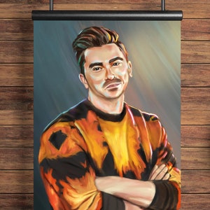David Rose Art Print - Schitt's Creek Poster - Schitt's Creek Wall Art ...