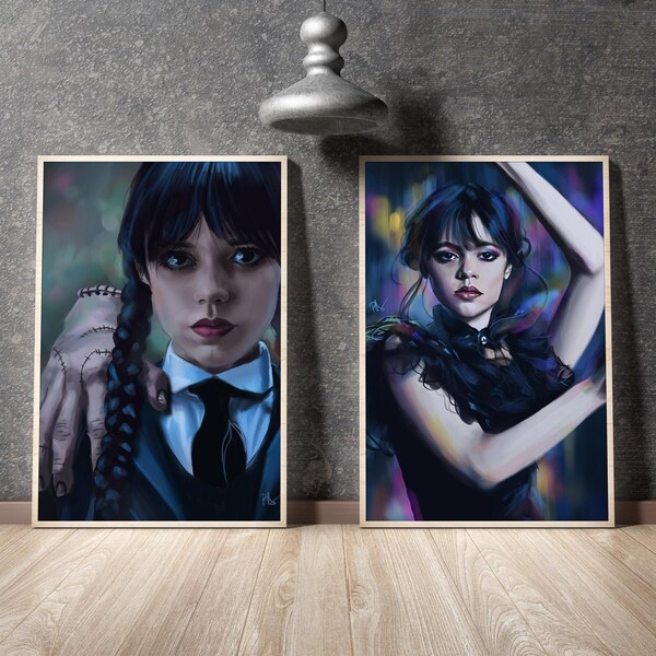 Wednesday Addams Posters - Etsy