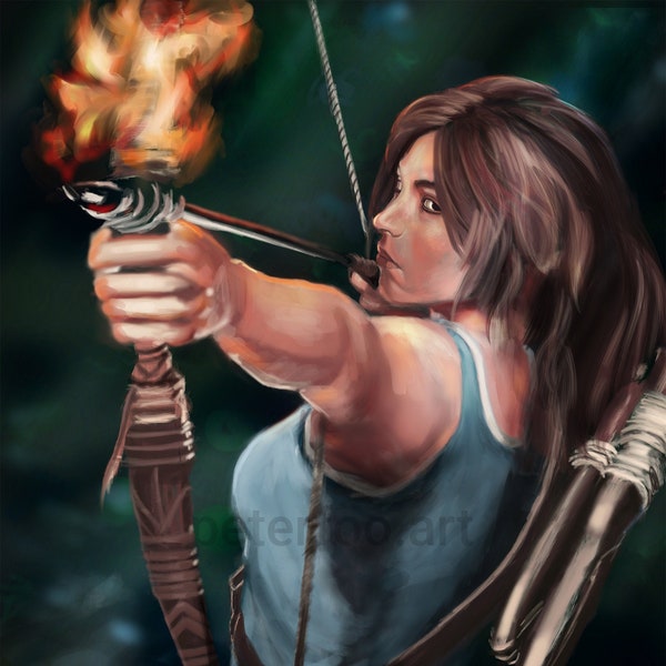 Lara Croft - Etsy