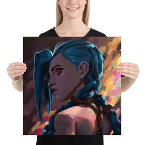 Jinx Arcane Art Print - League of Legends - Jinx Arcane Poster - Etsy