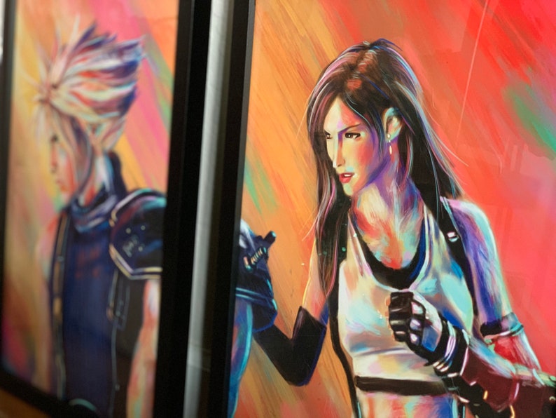 Tifa Lockhart Art Print Final Fantasy VII Remake Tifa - Etsy