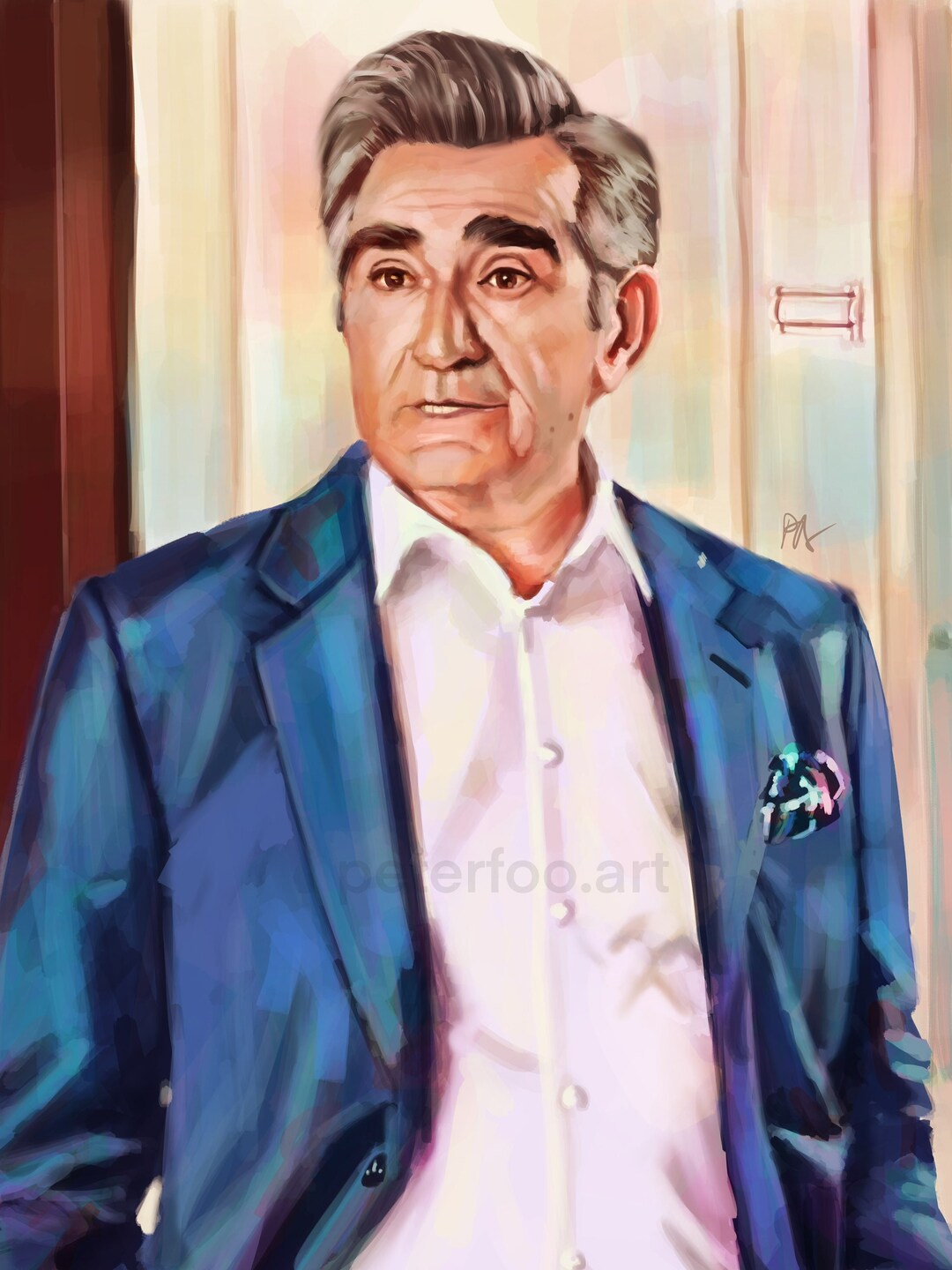 Johnny Rose Schitt’s Creek Poster - Schitt’s Creek Art - Schitt’s Creek ...
