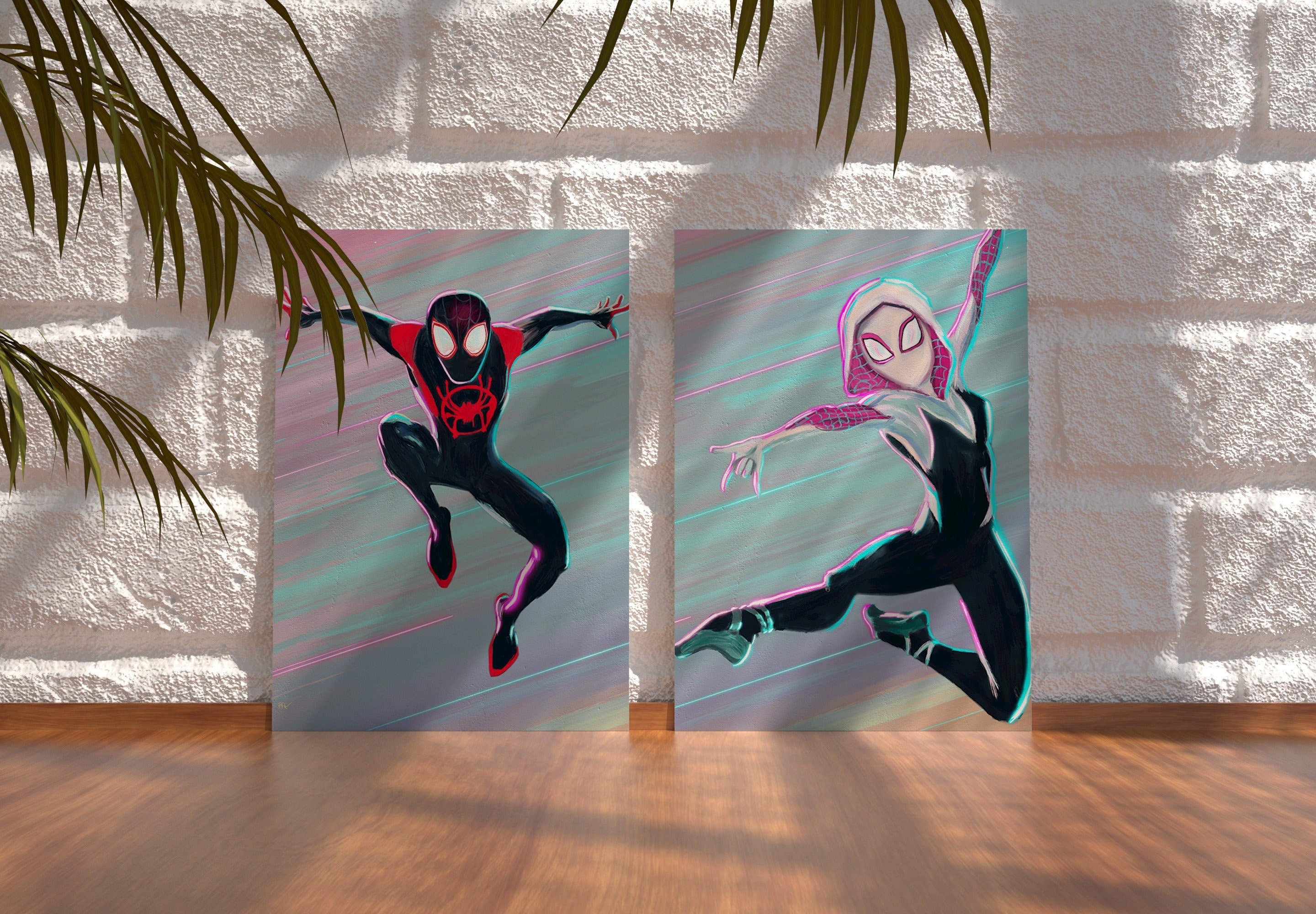 Gwen Stacy Spiderverse Miles Morales - Spider Gwen Poster - Spider Man ...