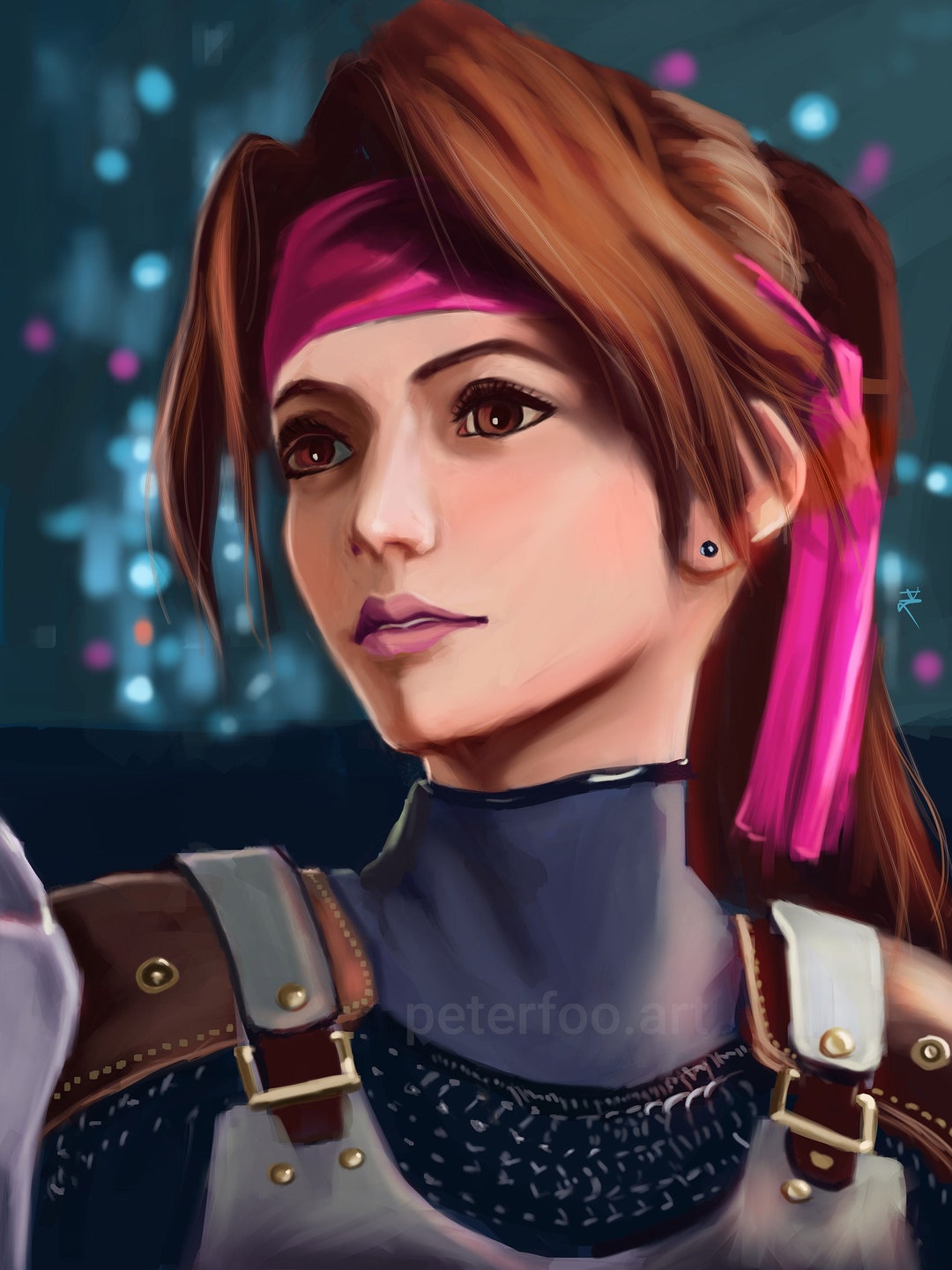 Jessie Final Fantasy 7 Art Print - Jessie Rasberry - Final Fantasy 7 ...