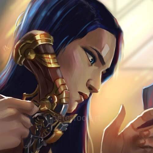 Vi Arcane Art Print League of Legends Violet Arcane Poster - Etsy