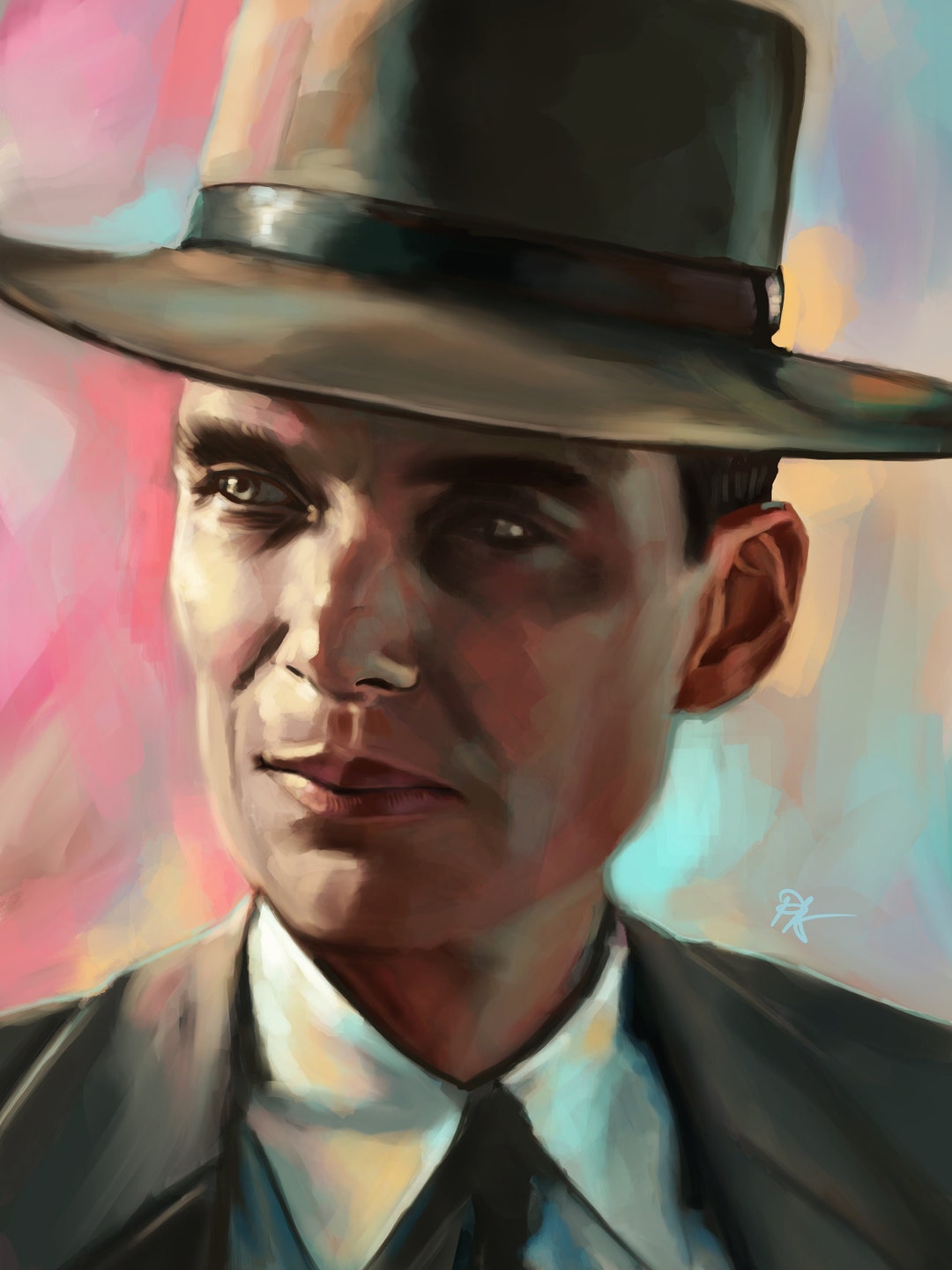 Cillian Murphy Oppenheimer Wall Art - Oppenheimer Poster - Etsy