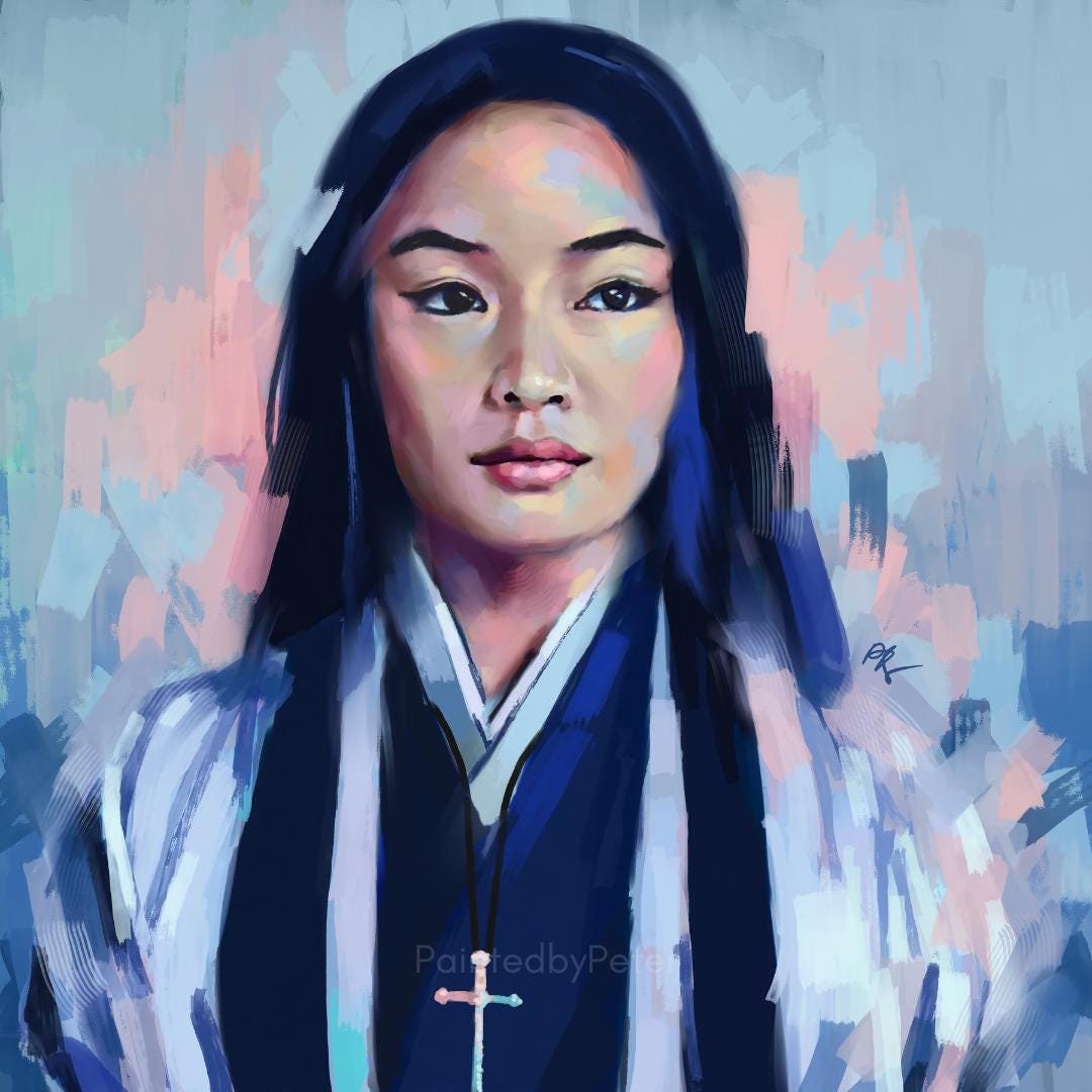 Anna Sawai as Lady Mariko From Shogun Poster - Anna Sawai Art Print - Etsy