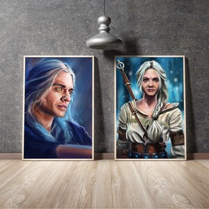 Ciri Poster the Witcher Art Print Freya Allan - Etsy