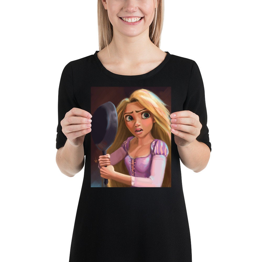 Rapunzel Tangled Art Print Tangled Poster Rapunzel Artwork - Etsy