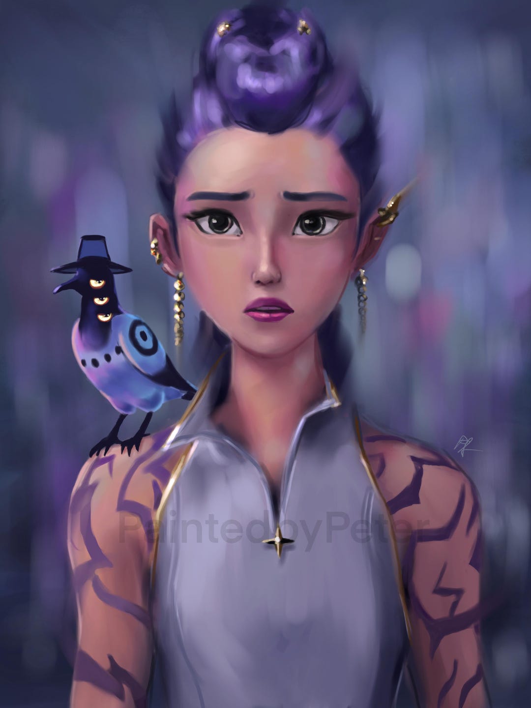 Rumi Art Print - Kpop Demon Hunters Wall Art - Huntrix Golden Kpop ...