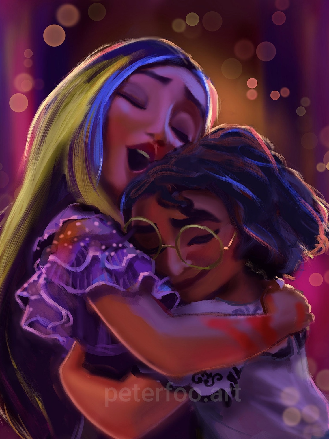 Isabela and Mirabel Encanto Art Print - Encanto Poster - Etsy