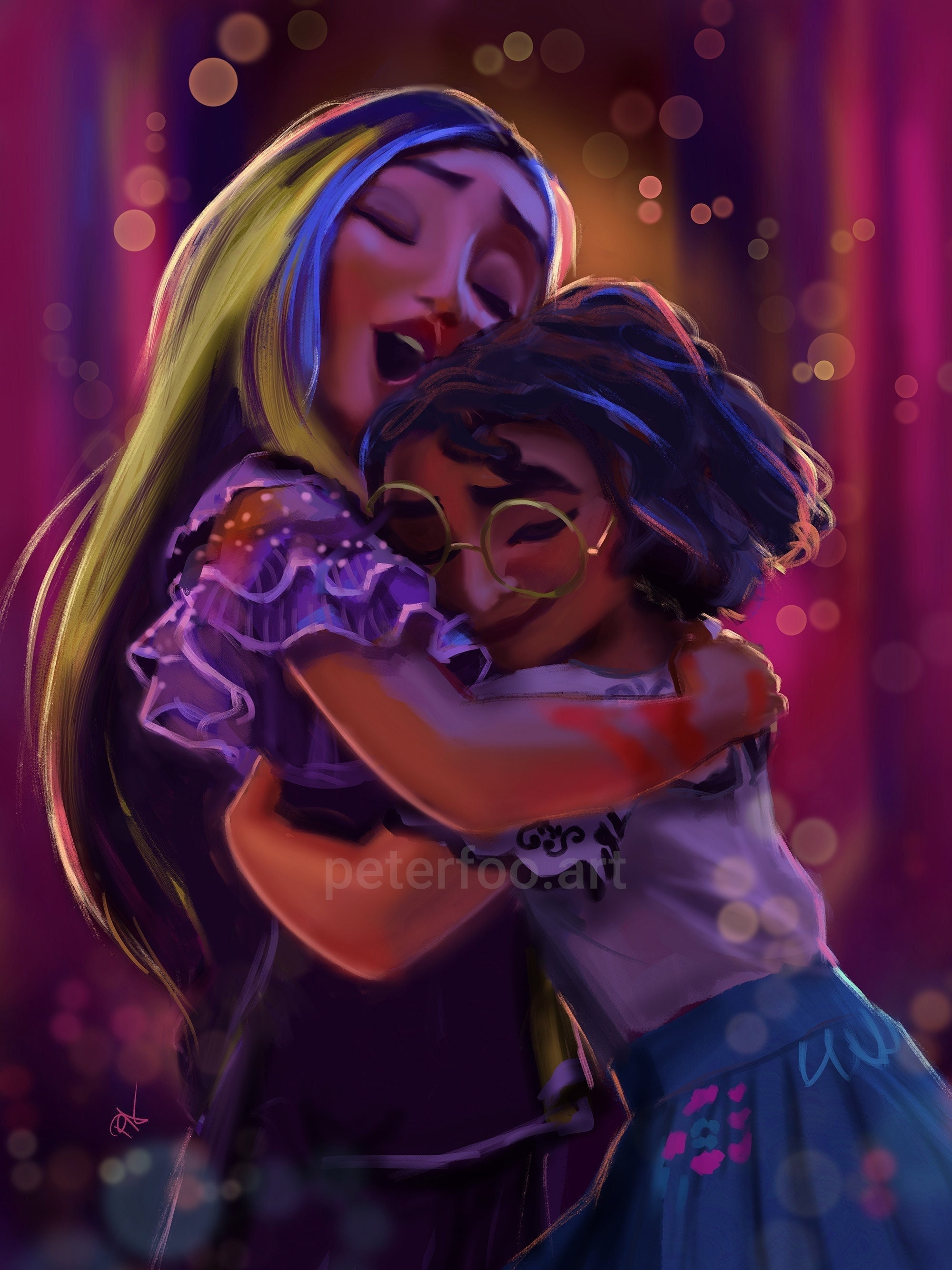 Isabela And Mirabel Encanto Art Print Digital Download Etsy Singapore