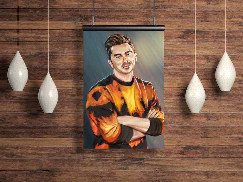 David Rose Art Print - Schitt's Creek Poster - Schitt's Creek Wall Art ...