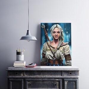 Ciri Poster the Witcher Art Print Freya Allan - Etsy