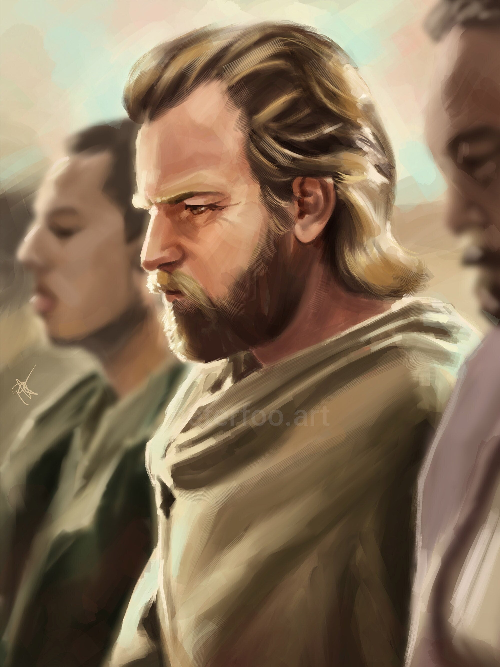 Obi-wan Kenobi Art Print Star Wars Poster Obi-wan Kenobi - Etsy