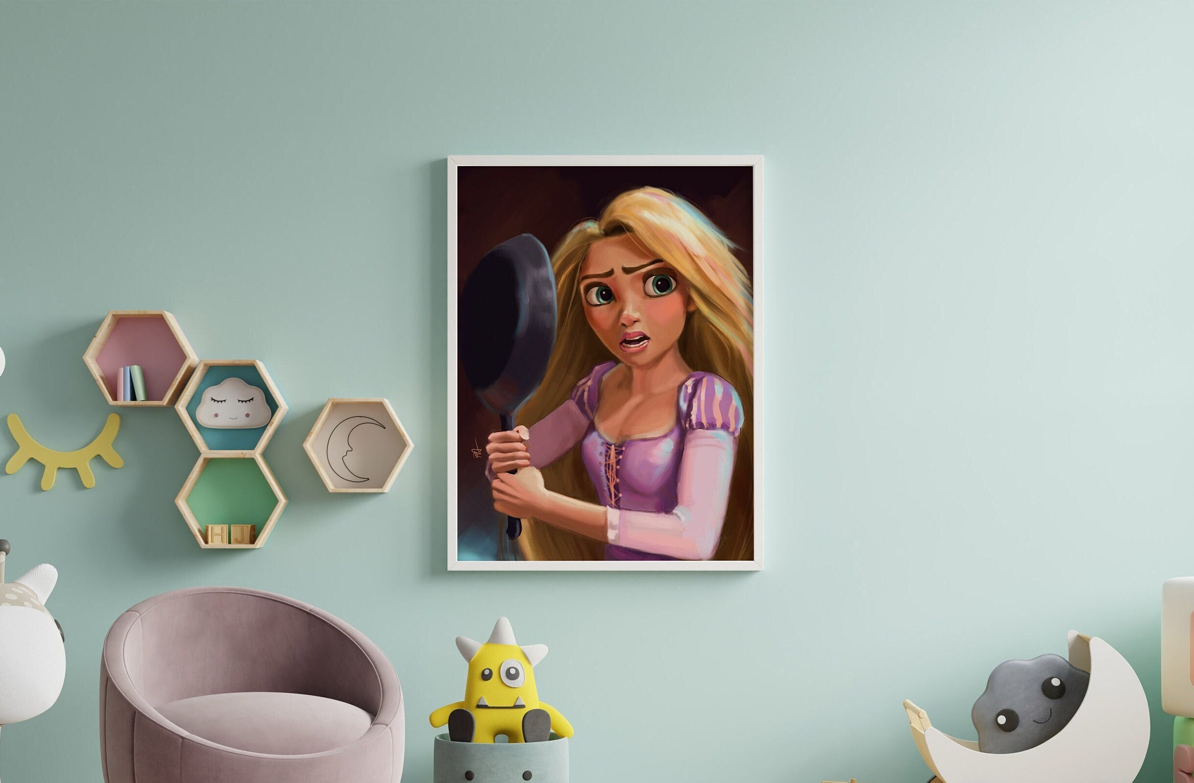 Tangled Rapunzel Wall Stickers