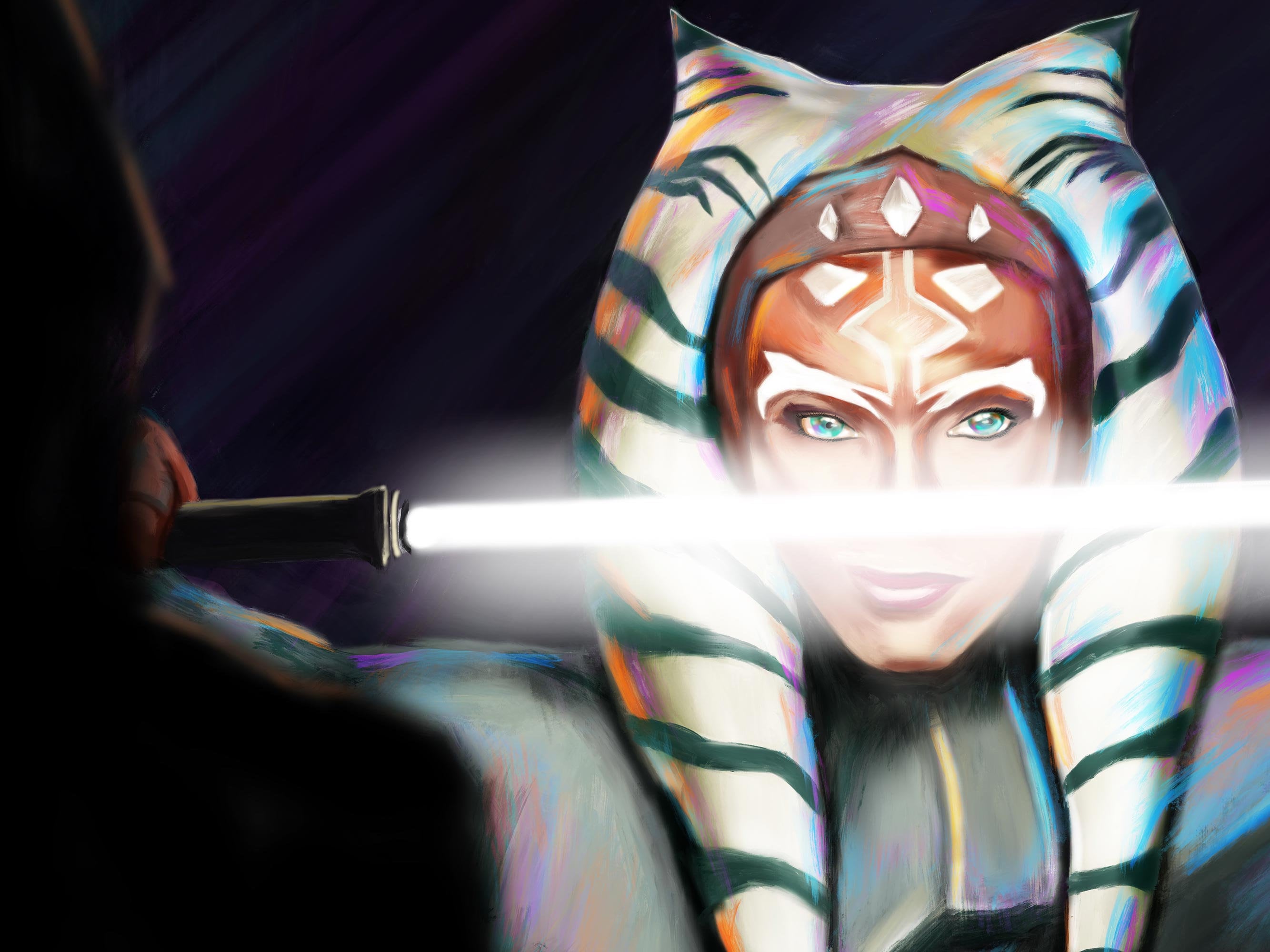 Ahsoka Tano Art Star Wars Art Ahsoka Tano Poster - Etsy