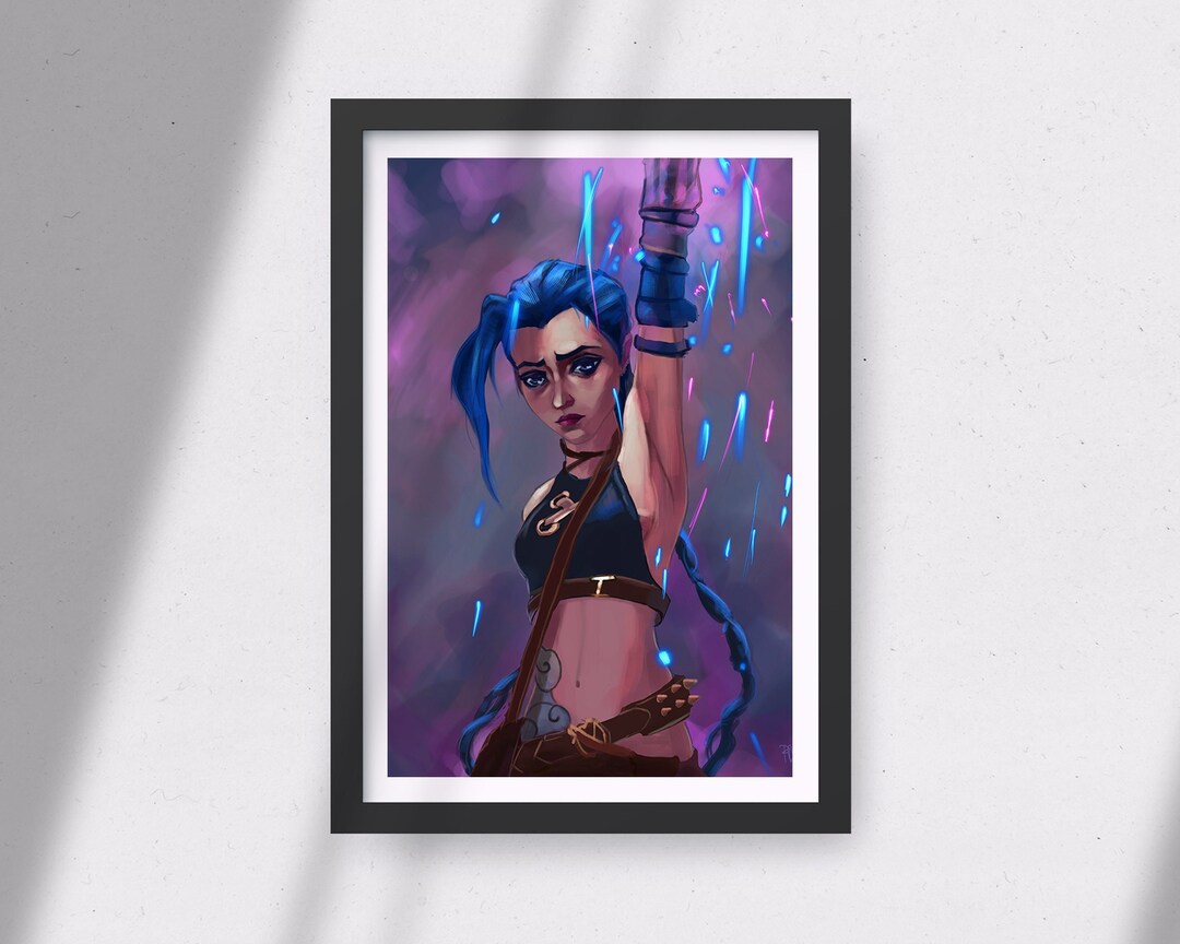 Jinx Arcane League of Legends Poster Arcane League of Legends Art Print - Etsy