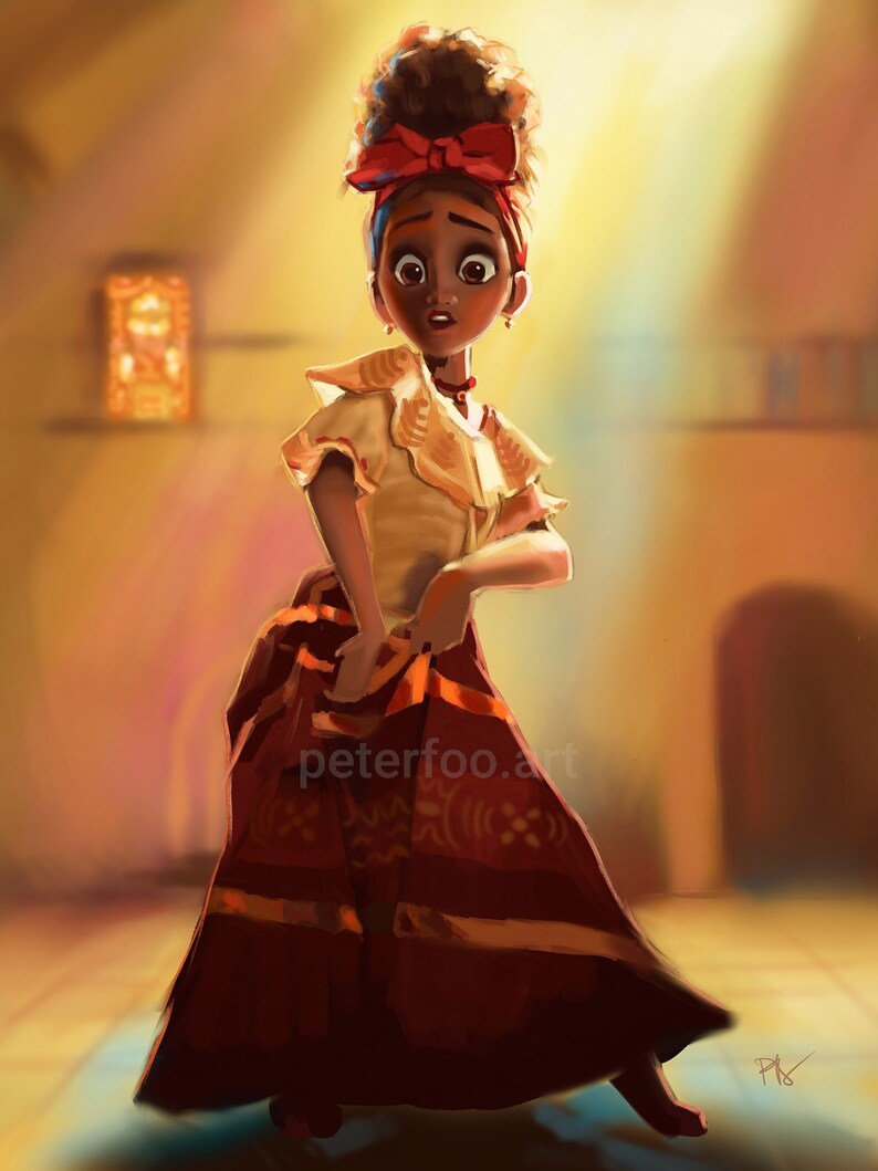 Dolores Encanto Art Print Descarga Digital Póster Encanto Etsy México
