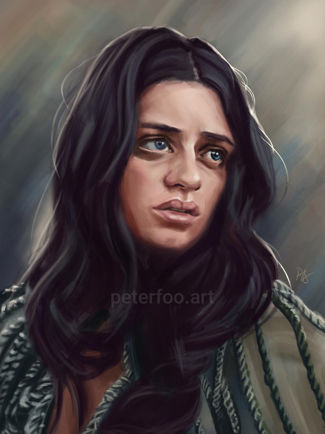 Yennefer Painting - the Witcher Art - the Witcher Poster - Anya ...