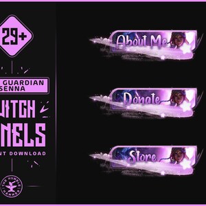 Star Guardian Senna - 29+ Twitchtv Streamer Graphic Package, Panels ...