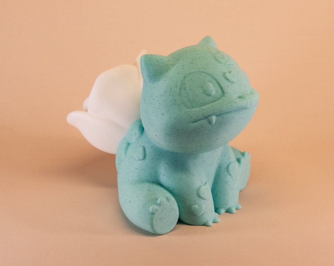 Mint Bulbasaur With White Rose Valentines Day Gift for Her Pokemon ...