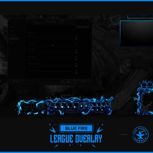 Blaze - Blue Fire Themed Twitch Streamer Package, Panels, Overlay ...