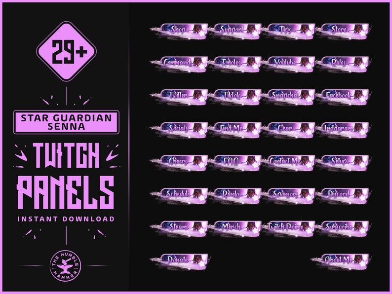 Star Guardian Senna 29 Twitchtv Streamer Graphic Package - Etsy