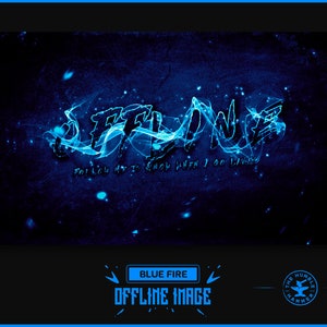 Blaze - Blue Fire Themed Twitch Streamer Package, Panels, Overlay ...