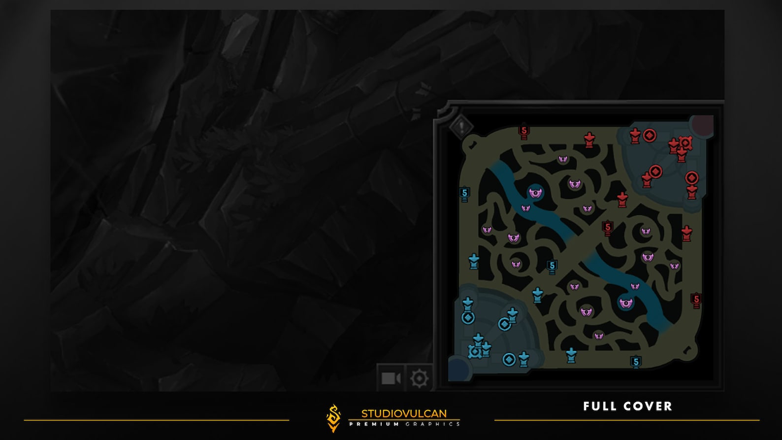 4K Minimap Hider League of Legends Stream Hider Minimap - Etsy