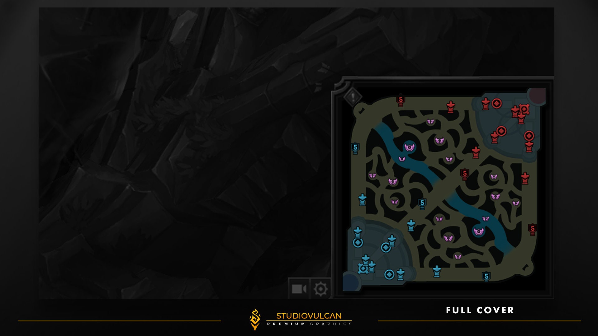 4K Minimap Hider League of Legends Stream Hider Minimap - Etsy