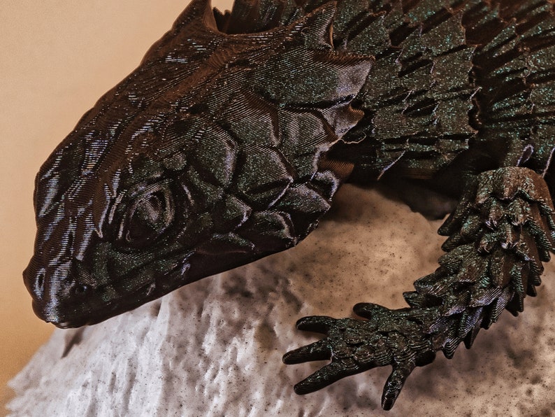 Articulating Spiky Lizard Fidget Toy – 3D Printed Sensory Pet - Etsy