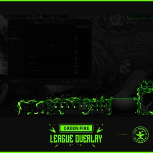 Blaze - Green Fire Themed Twitch Streamer Package, Panels, Overlay ...