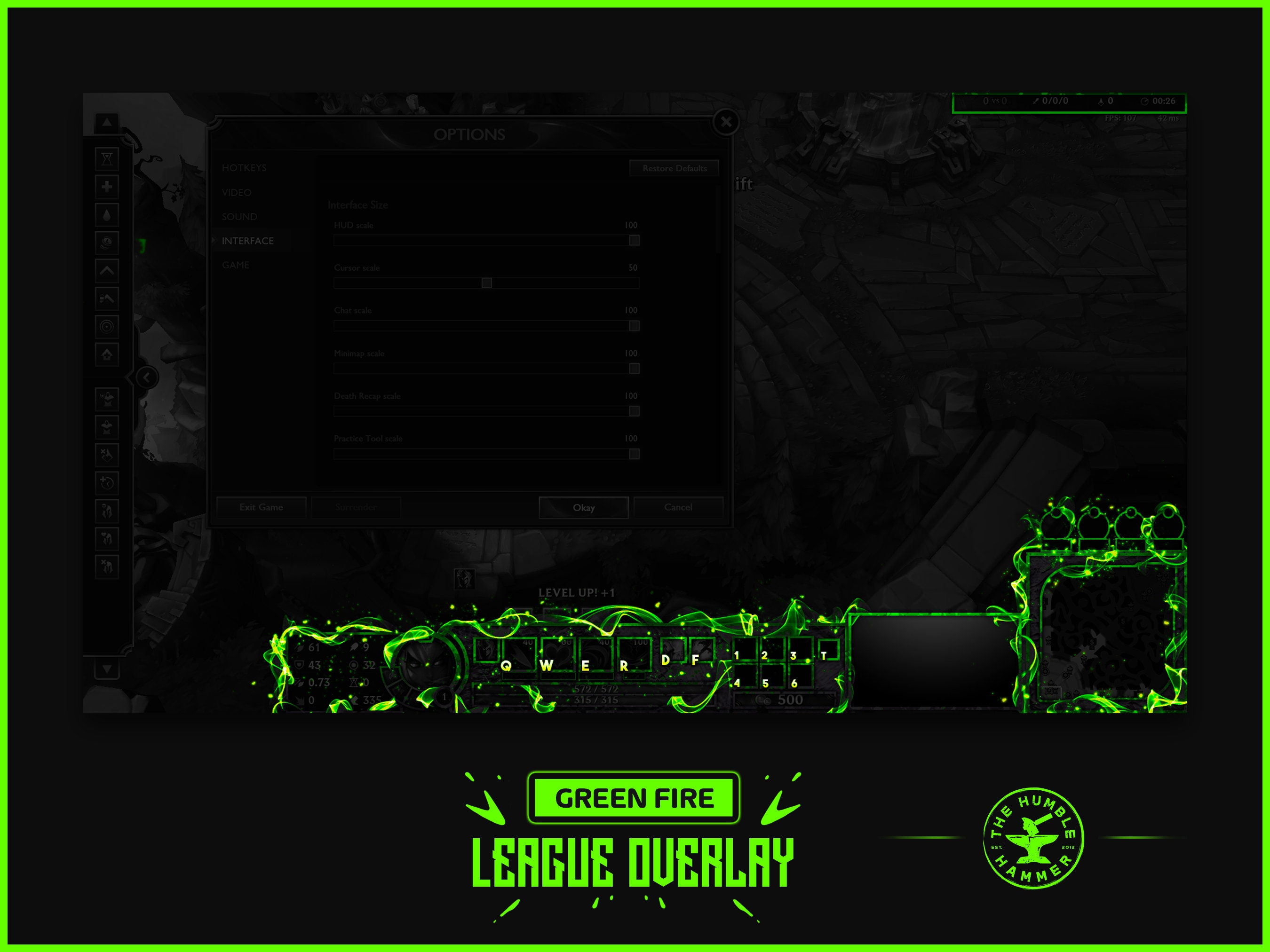 Blaze Green Fire Themed Twitch Streamer Package Panels - Etsy